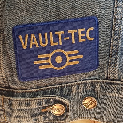 Fallout Vault-tec Corporation Emblem Iron-on Embroidered Patch, Custom ...