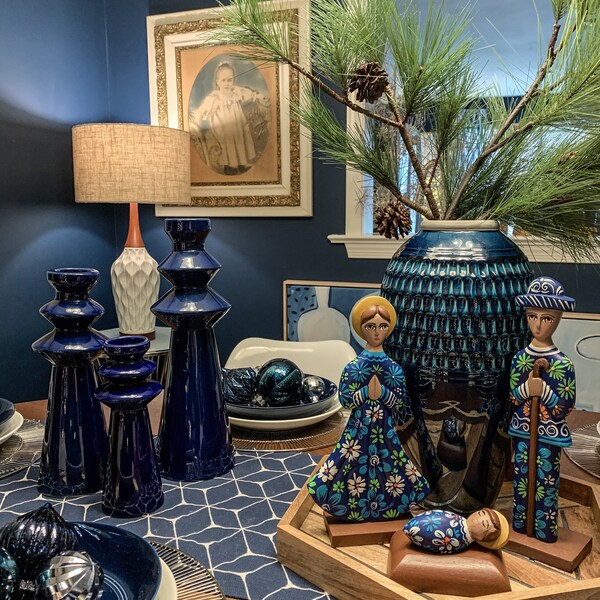 Unique Floral Design Nativity Scene Christmas Nativity Scene Gift Hand ...