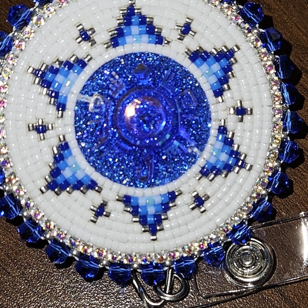 Handmade Beaded Popsocket, Earrings, and ID Badge - Etsy