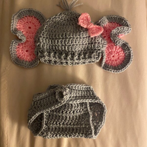 Elephant Baby Set/newborn Elephant Set/baby Girl Gift/baby Shower Gift ...