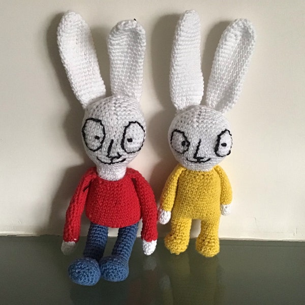 Crochet Pattern Simon Super Rabbit, Simon Super Rabbit Pattern, Crochet ...