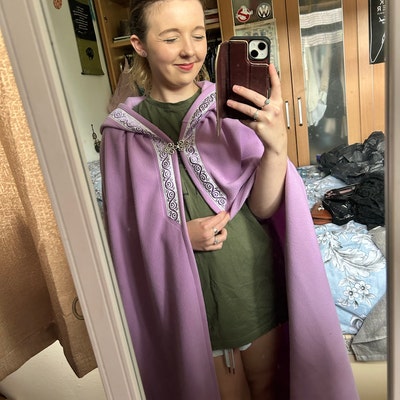 Hooded Ritual Robes, Surplice, Hooded Alb, Tau Robe, Cotton Fabric ...