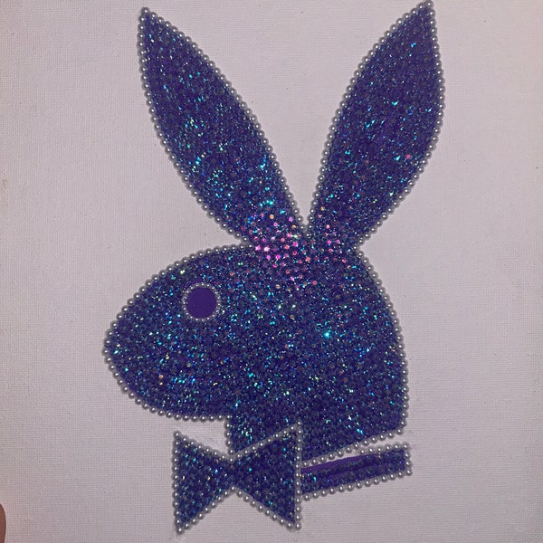 Rolling Stone Mouth Bedazzled Canvas - Etsy