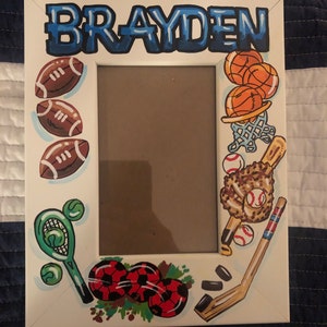 Picture Frame Custom Sports Team Personalized and | Etsy