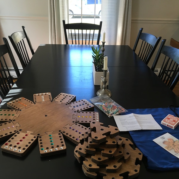 Deluxe 10 PLAYER Fast Track Board Game W/ Extra Hubs - Etsy
