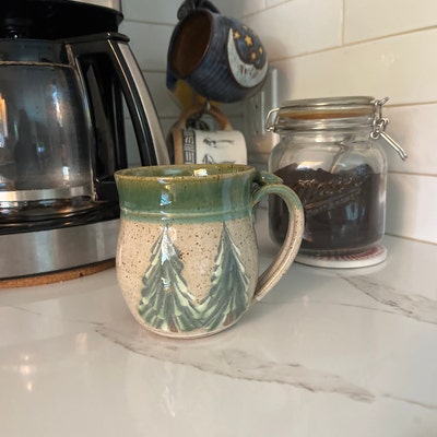 Winter Tree Ceramic Coffee Mug - Etsy