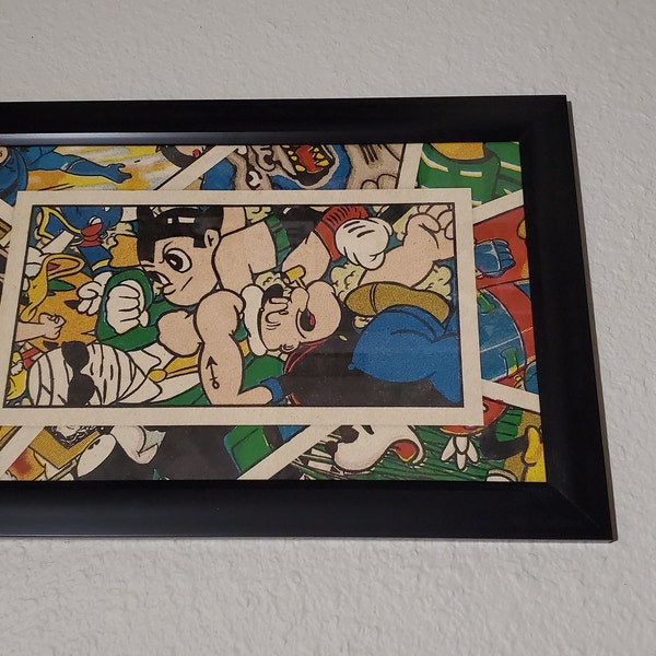 Cartoon Fight With Popeye, Astro Boy, Donald Duck, Invisible Man, Fred ...