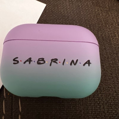 Custom Name Ombré Friends AirPod Case Personalized Name Initials ...