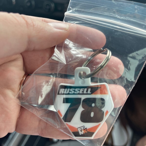 KTM Styled Mini Number Plate Decals QTY10 - Etsy