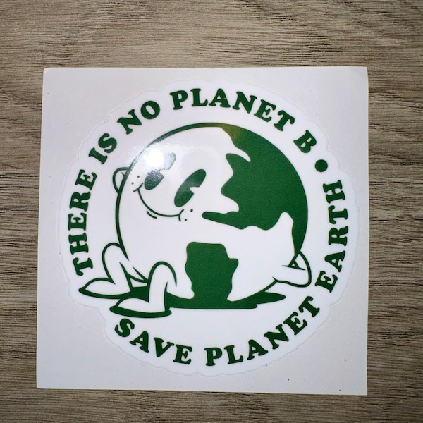There is No Planet B Sticker / Climate Change Sticker / Earth Sticker ...