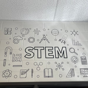 Graffiti Doodle Science Physics Wall Stickers Wall Art for | Etsy