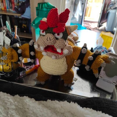 Bowser Crochet Pattern Amigurumi PDF ENGLISH Instructions Only - Etsy