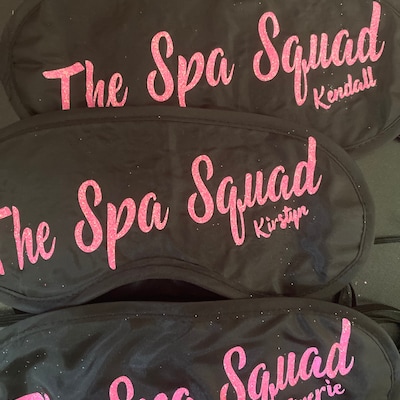 Personalized Sleep Masks Great for Dance Parties Cheer - Etsy