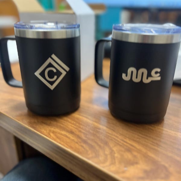 Corporate Branded Ceramic Mug, Insulated Steel Mug, Corporate Mug With ...