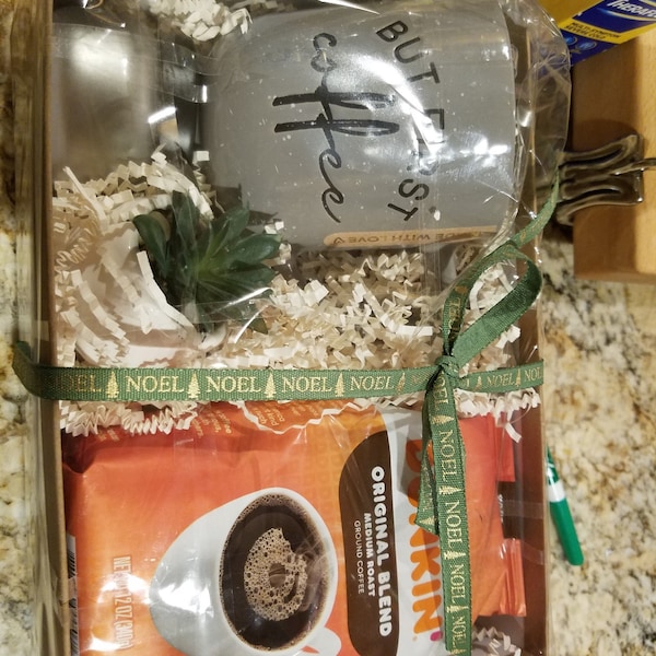 Coffee Gift Basket/coffee Lover Gift Box/coffee Gift Box/starbucks ...