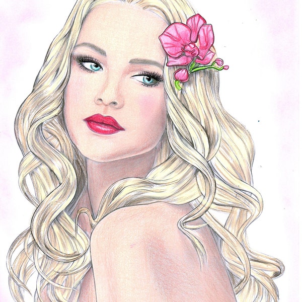 Premium Coloring Pages PDF for Adult, Grayscale Coloring, A3 Coloring ...