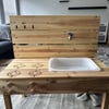Mud Kitchen, Water Sand Table, Sensory Table, Ikea Flisat, Ikea Trofast ...