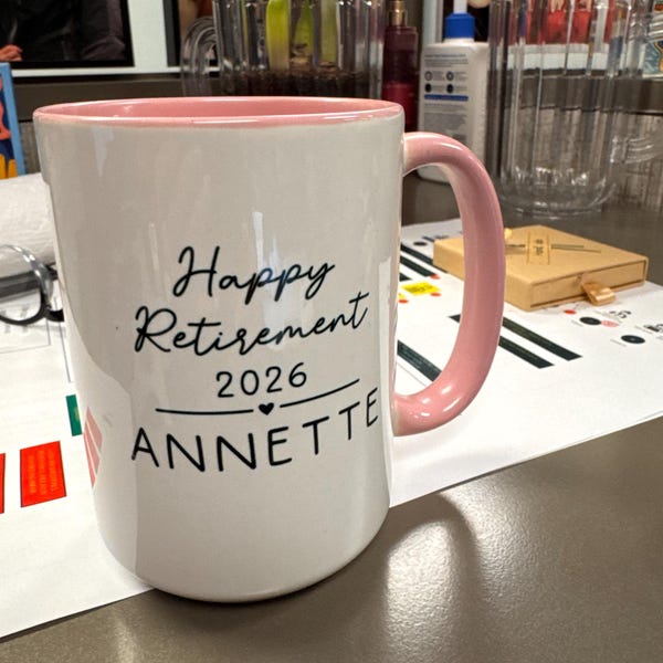 Personalized Retirement Coffee Mug, Happy Retirement Cup,custom ...