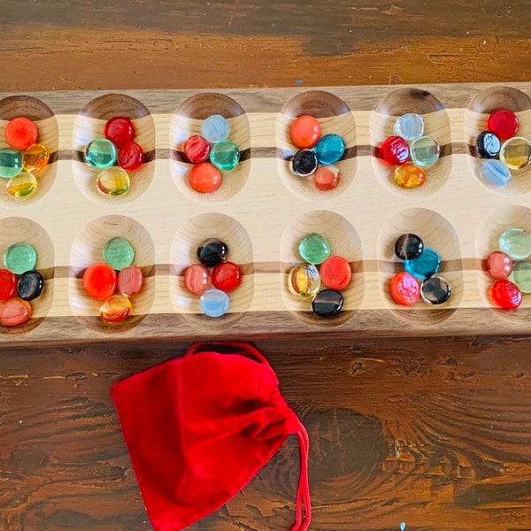 Mancala - African Stone Game - Etsy