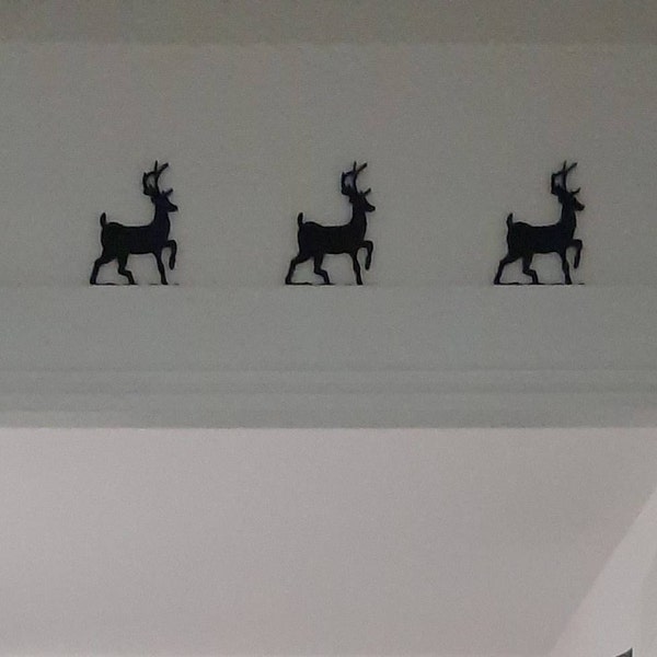 Christmas Santa Sleigh and Reindeer Decoration | Banner | Garland ...