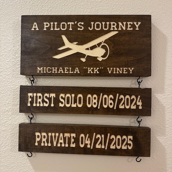 Pilot Timeline Certificate Add Ons - Etsy