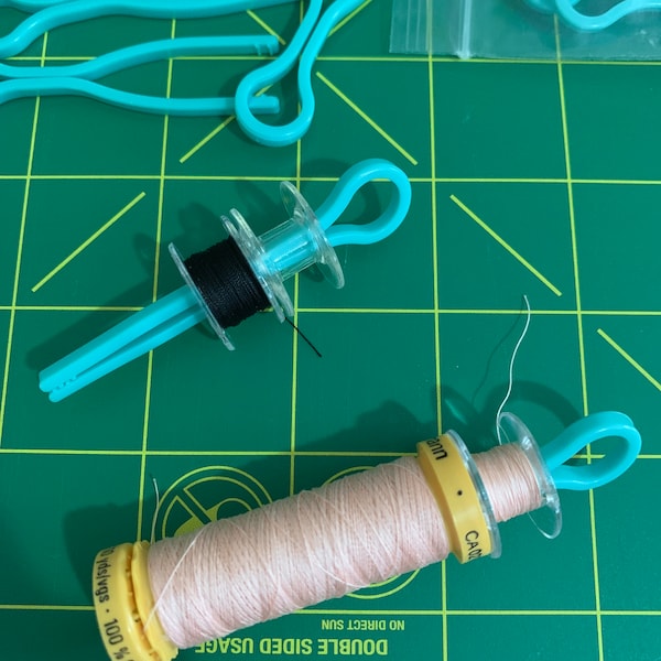 Thread Spool Bobbin Buddies Clamp Holder for Keeping Thread and Bobbins Together - Etsy
