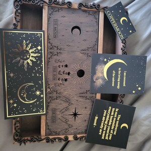 Coppermoon Tarot Box, Tarot Card Storage, Major Arcana Tarot Box ...