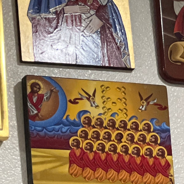 Set of 7 Coptic Icons for the 7 Major Feasts of the Lord Jesus Christ ...