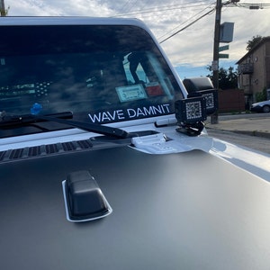 Wave Damnit Decal - Etsy