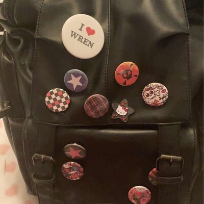 Personalize I Heart Buttons, I Love your Text Here 1.25 or 2.25 Pinback ...