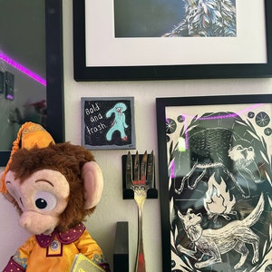 4x4 Hand Painted Coaster Ghostface, Horror Movie Icons, Gothic Art ...