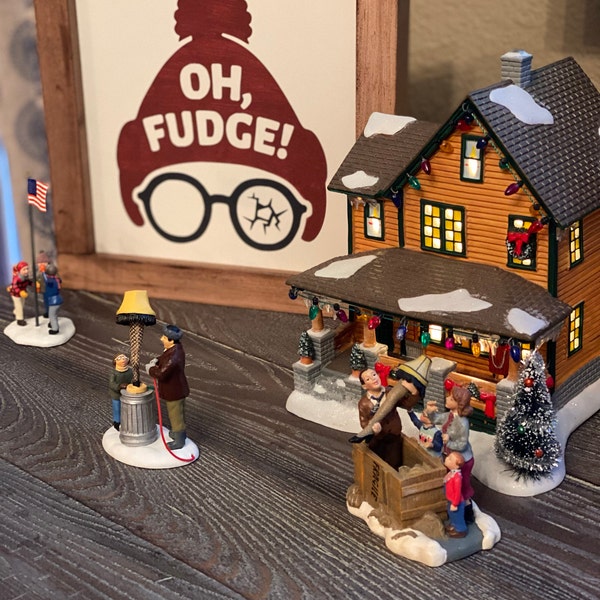 Oh Fudge! Sign, Christmas Story Decor, Farmhouse Christmas, - Etsy
