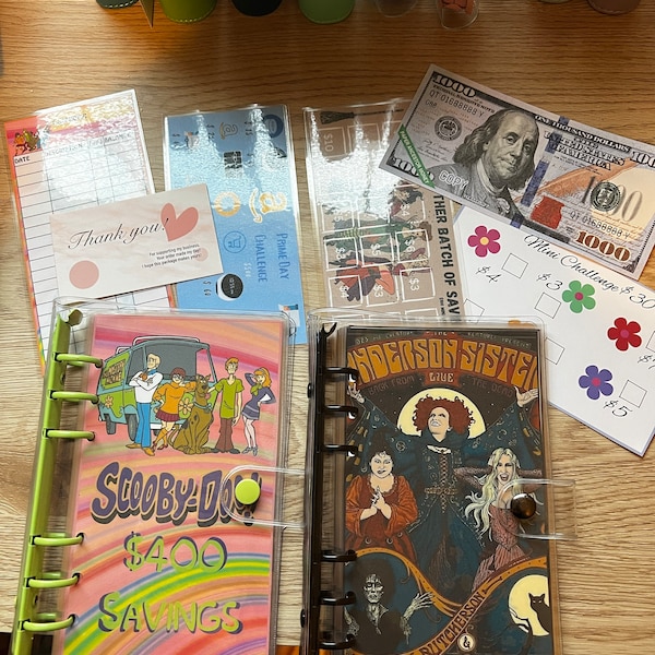 Scratch N Save Themed Savings Binder Scbydoo | Mini Savings 400 Savings ...