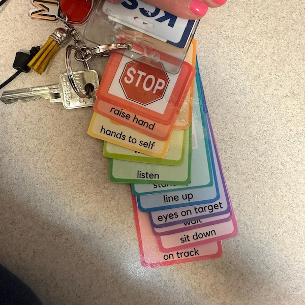 Tabbed Layard Visuals, Token Board, First Then, Special Education Tool ...