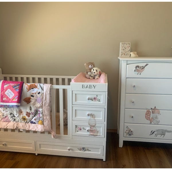 Rabbit Theme Drawer Knobs, Safari Animal Nursery Room Drawer Handles ...