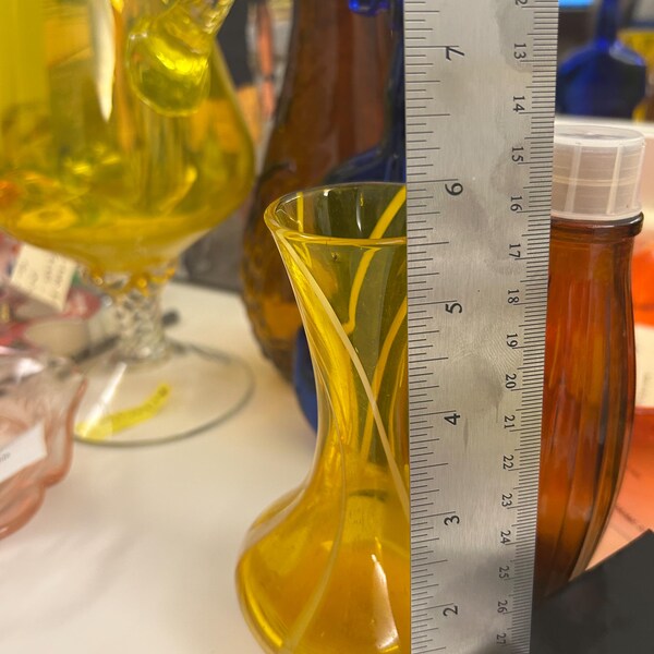 Large Vintage Fenton Blue Optic Coin Dot Pitcher With Crimped Ruffled ...