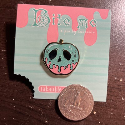 Pastel Poison Apple Pin Hard Enamel Lapel Pin, Badge - Etsy