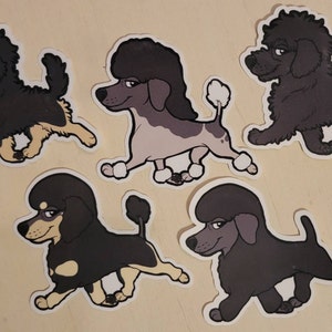 Boxer Dog Sticker Chibi Puppy Dog Vinyl Hand Drawn | Etsy