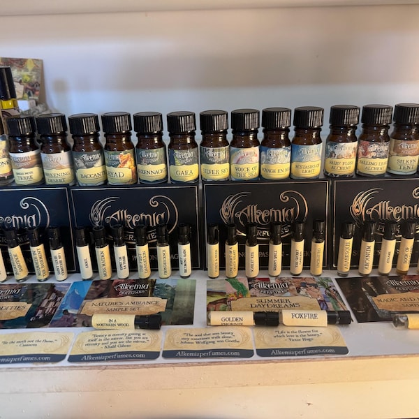 Alkemia Perfumes Introductory Sample Set - Etsy