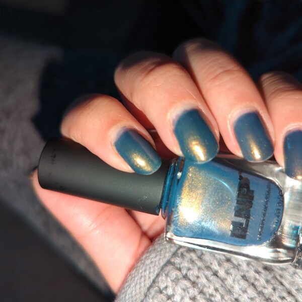 The Boulevard - Slate Grey Shimmer Nail Polish - Etsy