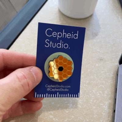 JWST Pin Badge, James Webb Space Telescope Lapel Pin - Etsy