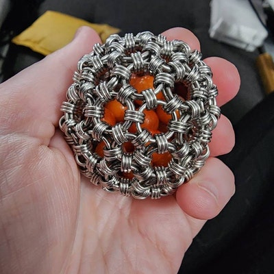 Moorish Rose Chainmail Chunky Heavy Chainmail Bracelet - Etsy