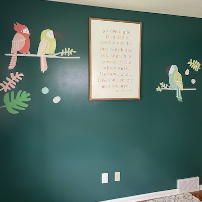 VERTICAL I Like You Just the Way You Are Mr. Rogers Framed Wood Sign - Etsy