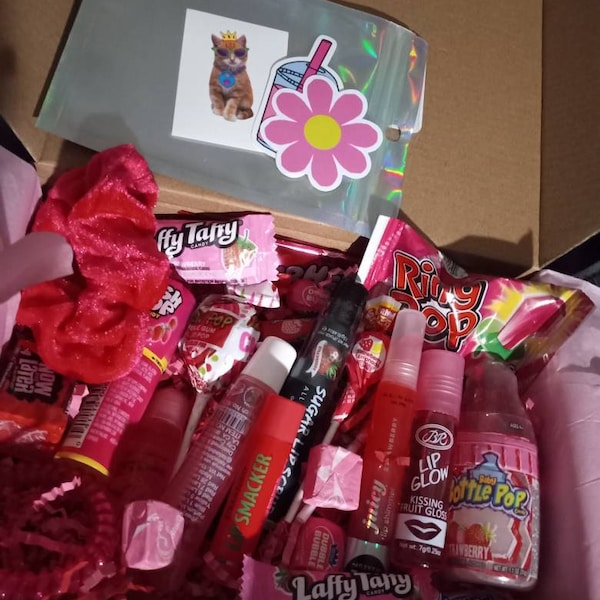 Sweet Glossy Bundle, Sweet Tooth, Lip Gloss, Candy Gift, Mystery Candy ...