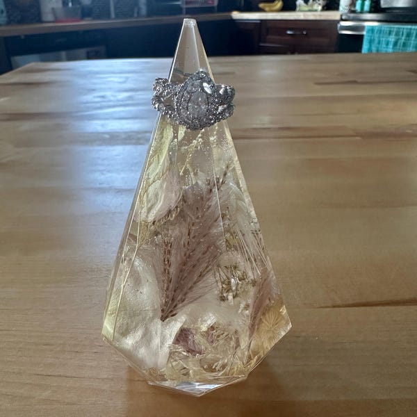 Custom Shattered Champagne Bottle • Clear Broken Glass Epoxy Art ...