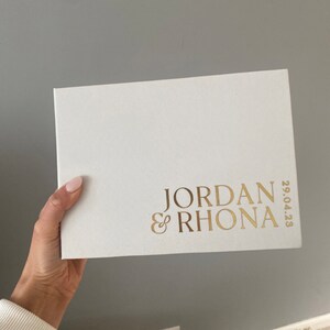 Big Gold Foil Sign Acrylic Wedding Sign Guest Book Glass - Etsy