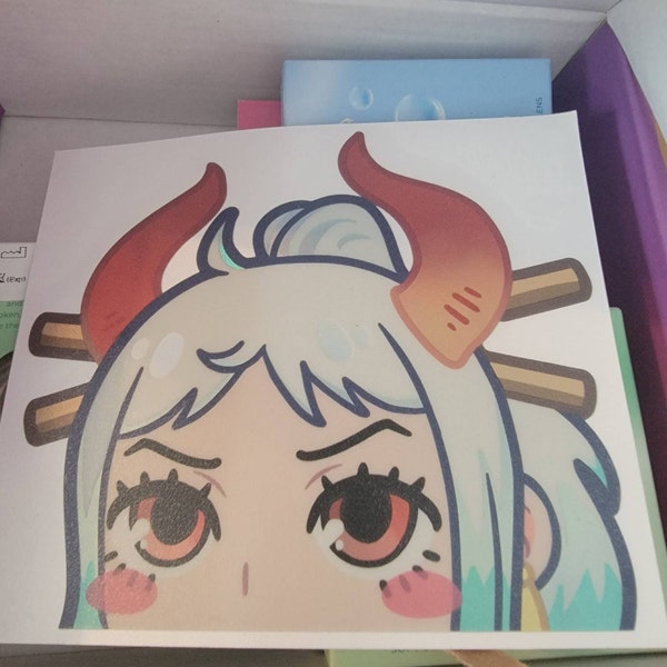 Derpy Fire | Holographic Anime Game Chibi Car Laptop Vinyl Decal ...