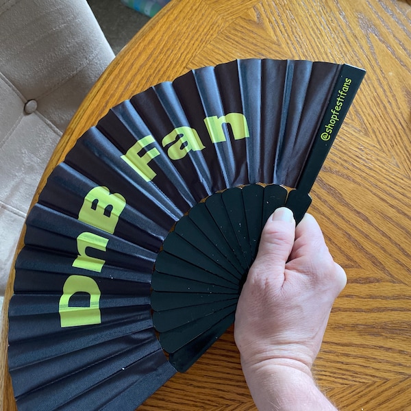 Disco Fan / Hand Folding Fan / Rave / Festival / Party - Etsy