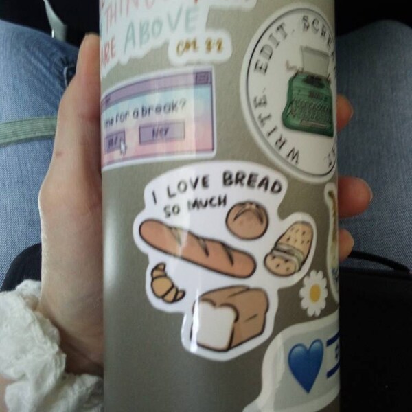 I Love Bread so Much Sticker | Funny Sticker | Gifts Under 10 | Water ...