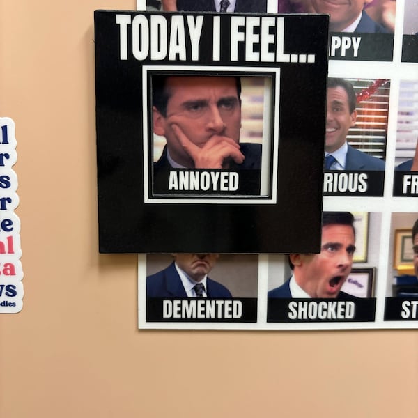 Michael Scott Mood Magnet - Prison Mike - Michael Scott Gifts - Steve ...